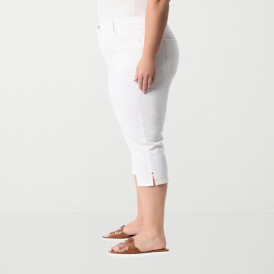 Gloria Vanderbilt Womens High Rise Capri Pants - JCPenney