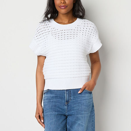 Click here for Liz Claiborne Womens Crew Neck Short Sleeve Pullov... prices