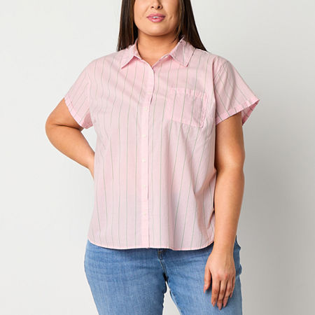 Click here for St. Johns Bay Womens Short Sleeve Regular Fit Plus... prices