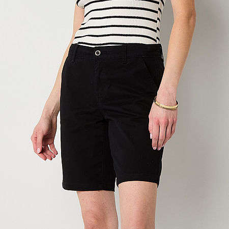 Click here for a.n.a Womens 9 3/4 Mid Rise Chino Short-Tall  10 T... prices