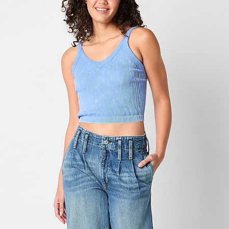 Click here for Arizona Womens V Neck Sleeveless Juniors Tank Top... prices