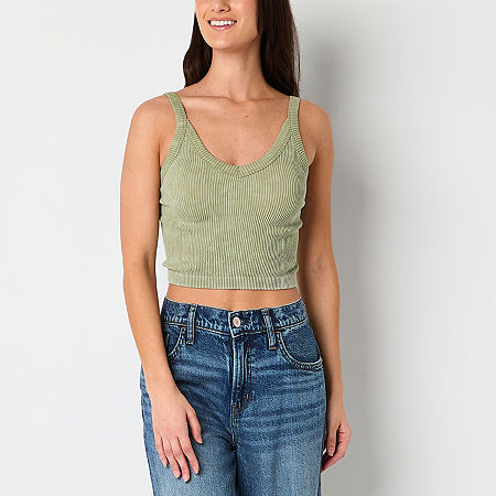 Click here for Arizona Womens V Neck Sleeveless Juniors Tank Top... prices