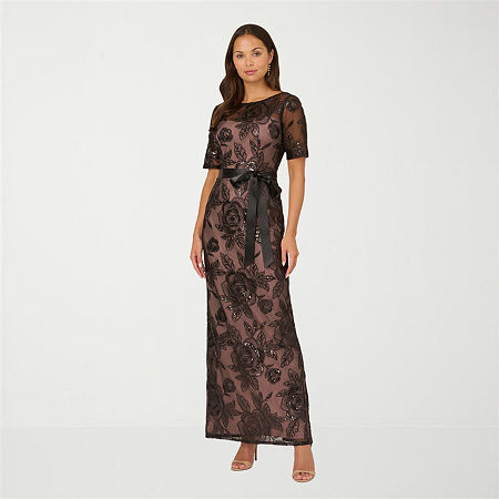 Click here for Papell Boutique Womens Short Sleeve Evening Gown... prices