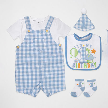 Click here for Baby Essentials First Birthday Baby Boys 5-pc. Sho... prices