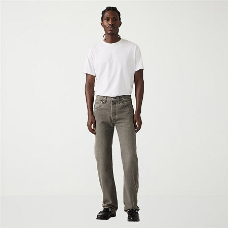 Levis Mens 501 Original Fit Button Fly Non-Stretch Jeans - Firepit