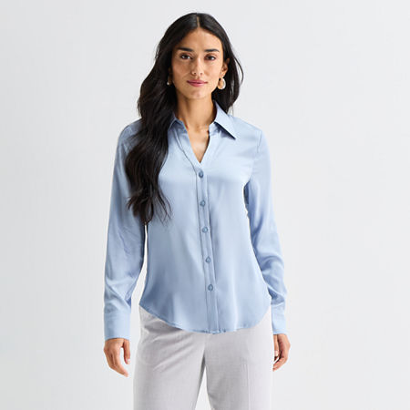 Click here for Worthington Womens Cuffed Long Sleeve Regular Fit... prices