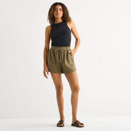 Click here for a.n.a Womens Pull-On Short  X-large  Green prices
