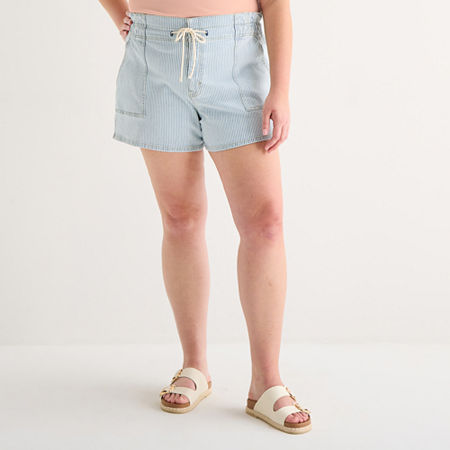 Click here for a.n.a Utility Womens Highest Rise Plus Denim Short... prices