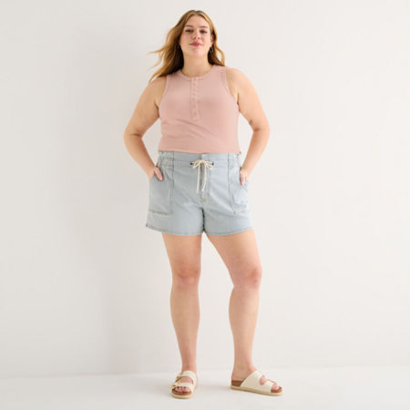 Click here for a.n.a Womens Highest Rise Plus Denim Short  18w  B... prices