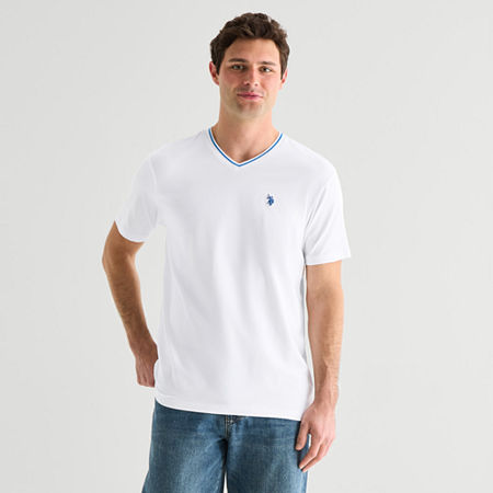 Click here for U.S. Polo Assn. Tipped Stretch Mens V Neck Short S... prices