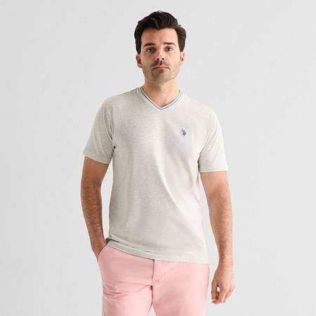 Click here for U.S. Polo Assn. Tipped Stretch Mens V Neck Short S... prices