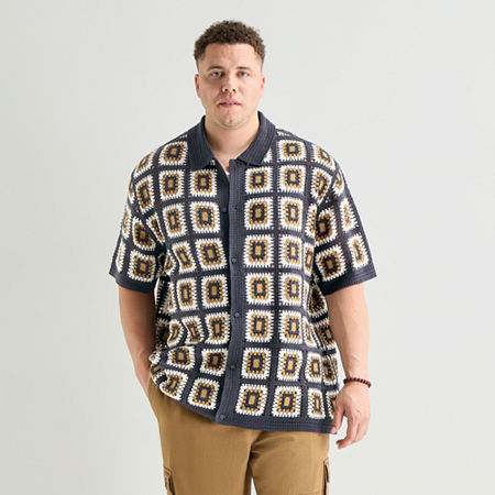 Click here for Arizona Big and Tall Mens Short Sleeve Pullover Sw... prices