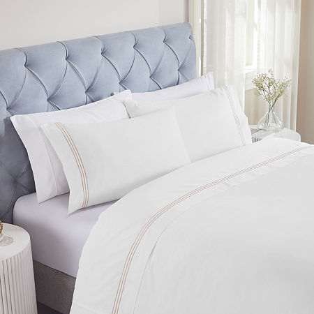 Click here for Superior Brandon Cotton Three-Line Embroidered Dee... prices