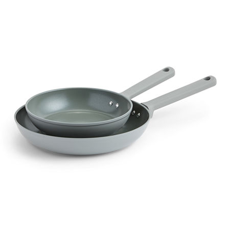 Click here for Cooks Ceramic 2-pc Frying Pan Set  One Size  Gray prices