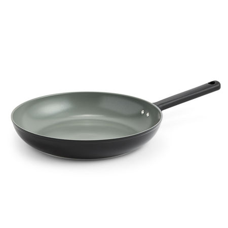 Click here for Cooks Ceramic 12 Frying Pan  One Size  Black prices