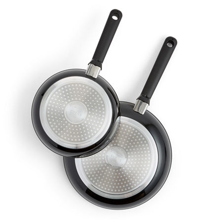 Click here for Cooks Ceramic 2-pc Frying Pan Set  One Size  Black prices