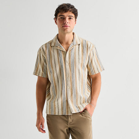 Click here for Arizona Mens Short Sleeve Regular Fit Button-Down... prices