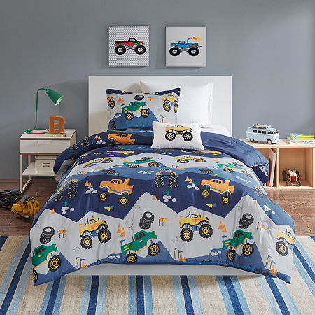 Intelligent Design Nash 3-Pc. Comforter Set  Twin - Blue