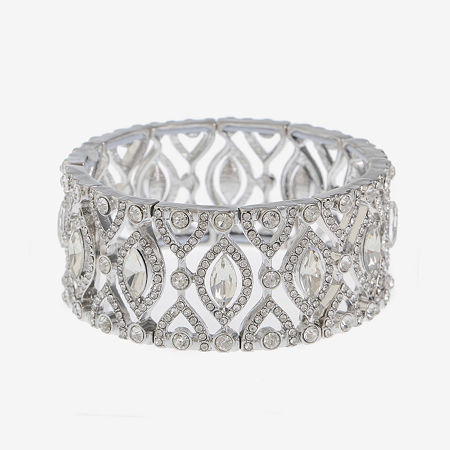 Click here for Monet Jewelry Timeless Silver Tone Womens Stretch... prices