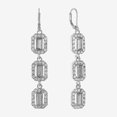 Click here for Monet Jewelry Timeless Silver Tone Linear Womens D... prices