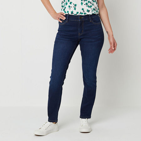 Click here for Liz Claiborne Tall Womens Sara Mid Rise Slim Fit... prices