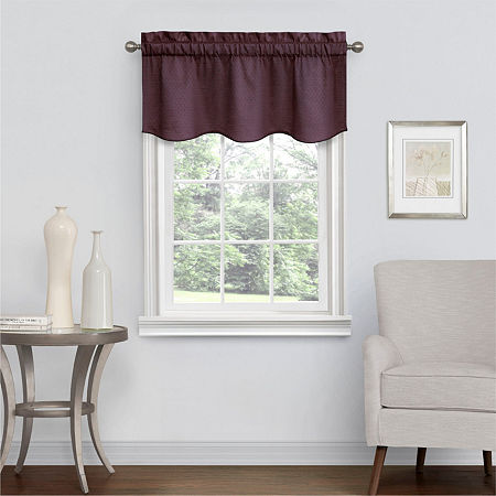 Click here for Eclipse Canova Rod-Pocket Valance  One Size  Purpl... prices