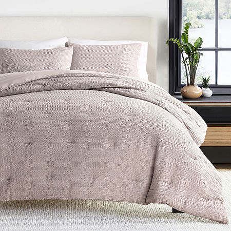 Click here for ienjoy Home Waffle Textured 3-Piece Comforter Set... prices