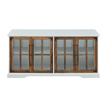 Click here for Walker Edison Farmhouse TV Stand  One Size  White prices