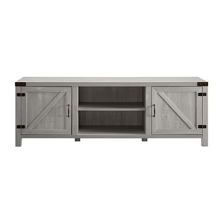 Click here for Modern Farmhouse Barndoor 70 TV Stand  One Size  G... prices
