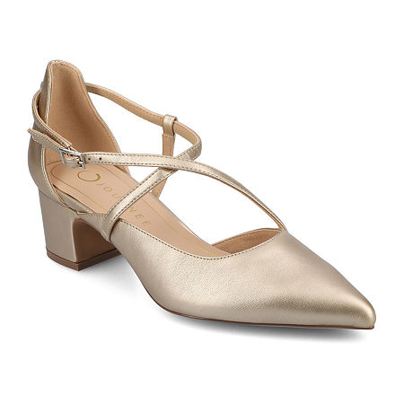 Click here for Journee Collection Womens Galvinn Crisscross Point... prices
