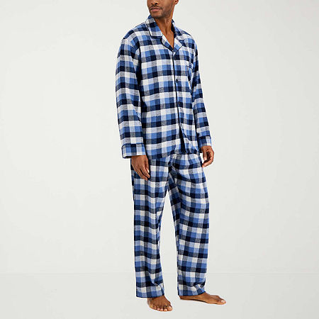 Click here for Hanes Flannel Mens Long Sleeve 2-pc. Pajama Sets... prices