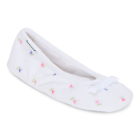 Click here for Isotoner Microterry Womens Ballerina Slippers  Sma... prices
