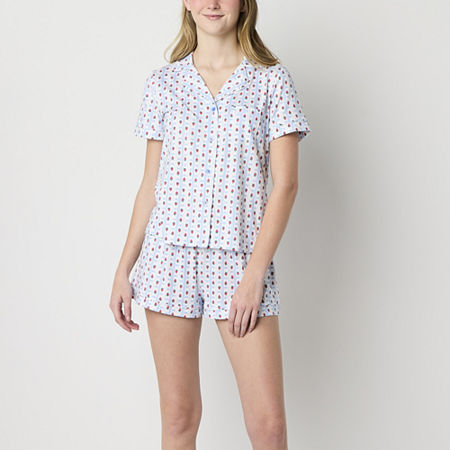 Click here for Arizona Body Womens Short Sleeve 2-pc. Juniors Paj... prices