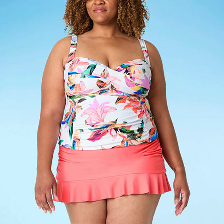 Click here for Liz Claiborne Womens Plus Tankini Swimsuit Top  20... prices