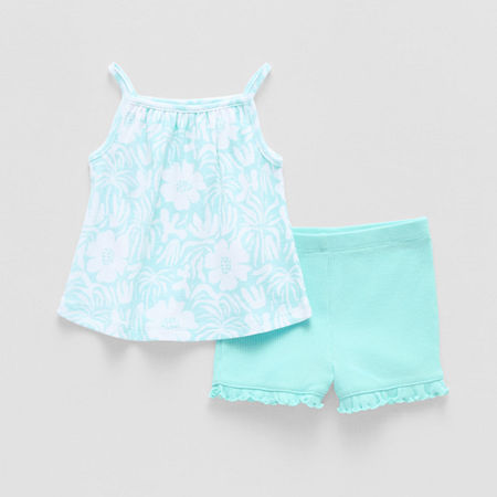 Click here for Okie Dokie Baby Girls 2-pc. Short Set  9 Months  W... prices