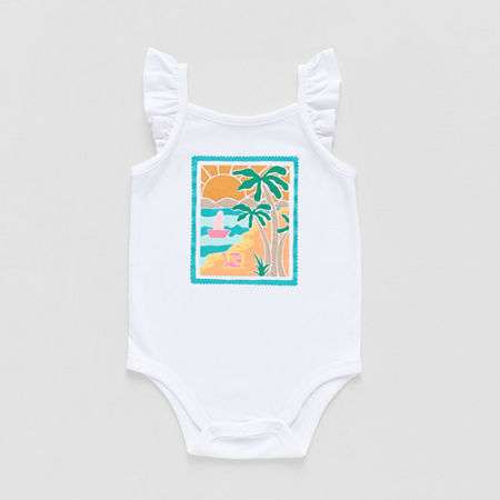 Click here for Okie Dokie Baby Girls Round Neck Sleeveless Bodysu... prices