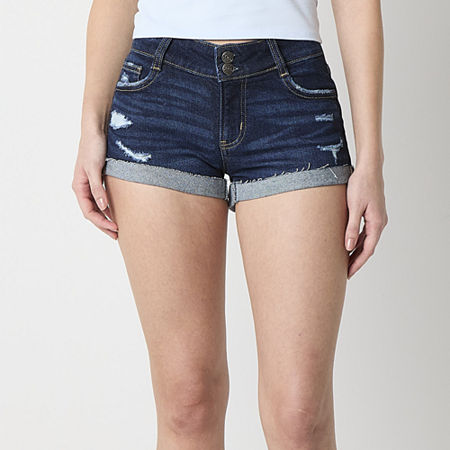 Click here for Arizona Womens Low Rise-Juniors Denim Short  0  Bl... prices