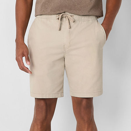 Click here for mutual weave Mens 9 Pull On Canvas Shorts Drawstri... prices