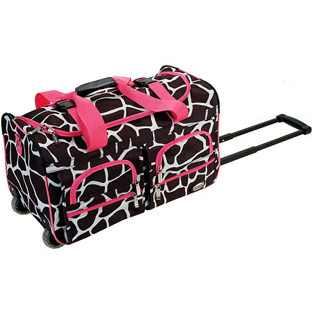 Click here for Rockland 22 Carry-On Rolling Duffle Bag - Giraffe... prices