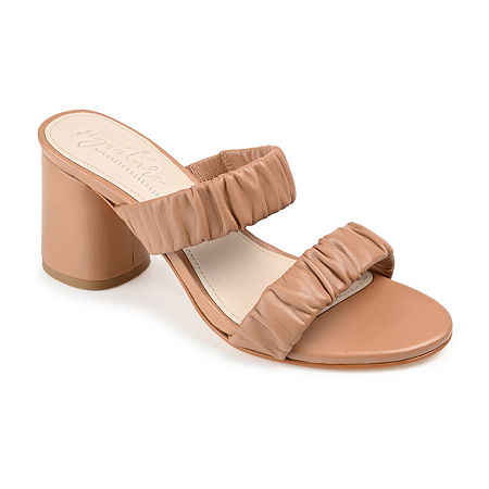 Click here for Journee Signature Vidda Womens Round Open Toe Bloc... prices