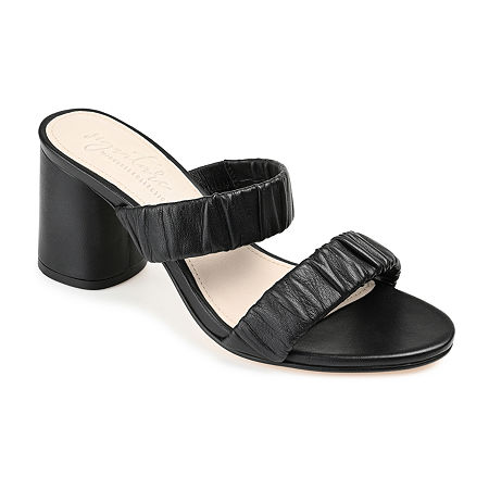 Click here for Journee Signature Vidda Womens Round Open Toe Bloc... prices