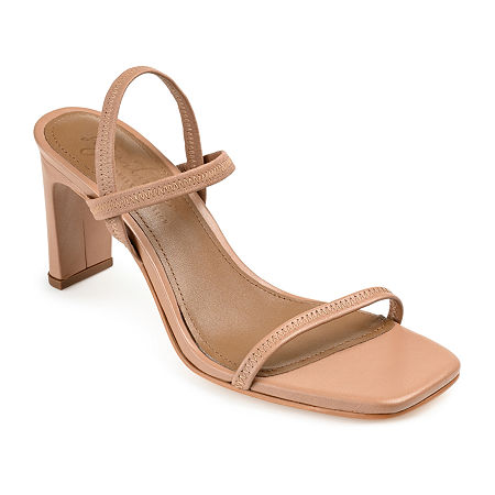 Click here for Journee Signature Lenonn Womens Square Open Toe Bl... prices