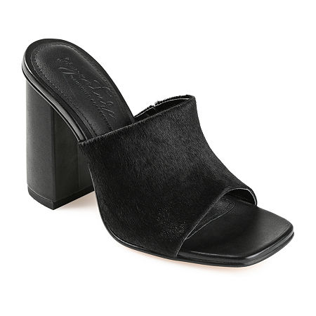 Click here for Journee Signature Deena Womens Square Open Toe Blo... prices