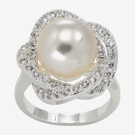 Click here for Sparkle Allure Womens White Simulated Pearl Pure S... prices