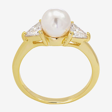 Click here for Sparkle Allure Womens 7MM Simulated Pearl 14K Gold... prices