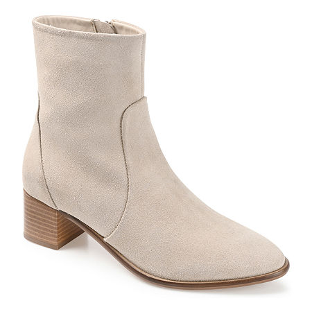 Click here for Journee Signature Womens Airly Stacked Heel Bootie... prices