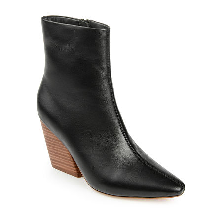 Click here for Journee Signature Womens Hydra Stacked Heel Bootie... prices