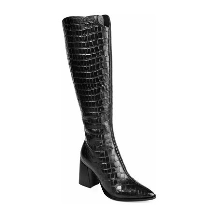 Click here for Journee Signature Womens Laila Stacked Heel Dress... prices