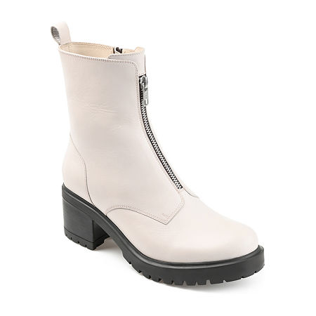 Click here for Journee Signature Womens Norrah Stacked Heel Booti... prices