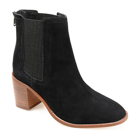 Click here for Journee Signature Womens Tazlyn Stacked Heel Booti... prices
